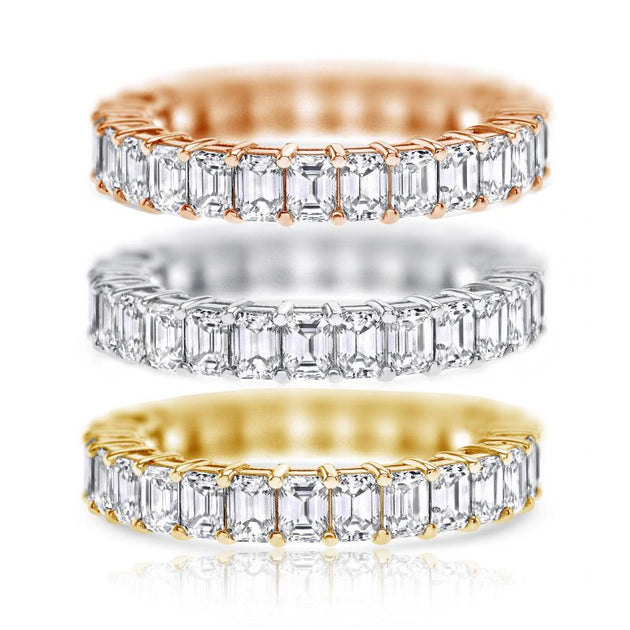 Emerald Cut Diamond Eternity Bands – Greis Jewelers